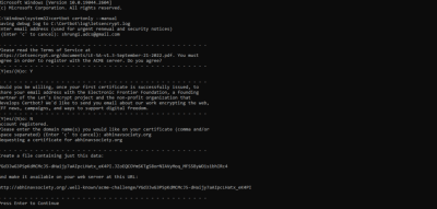 How to create SSL certificate with CertBot - AbhinavDCS